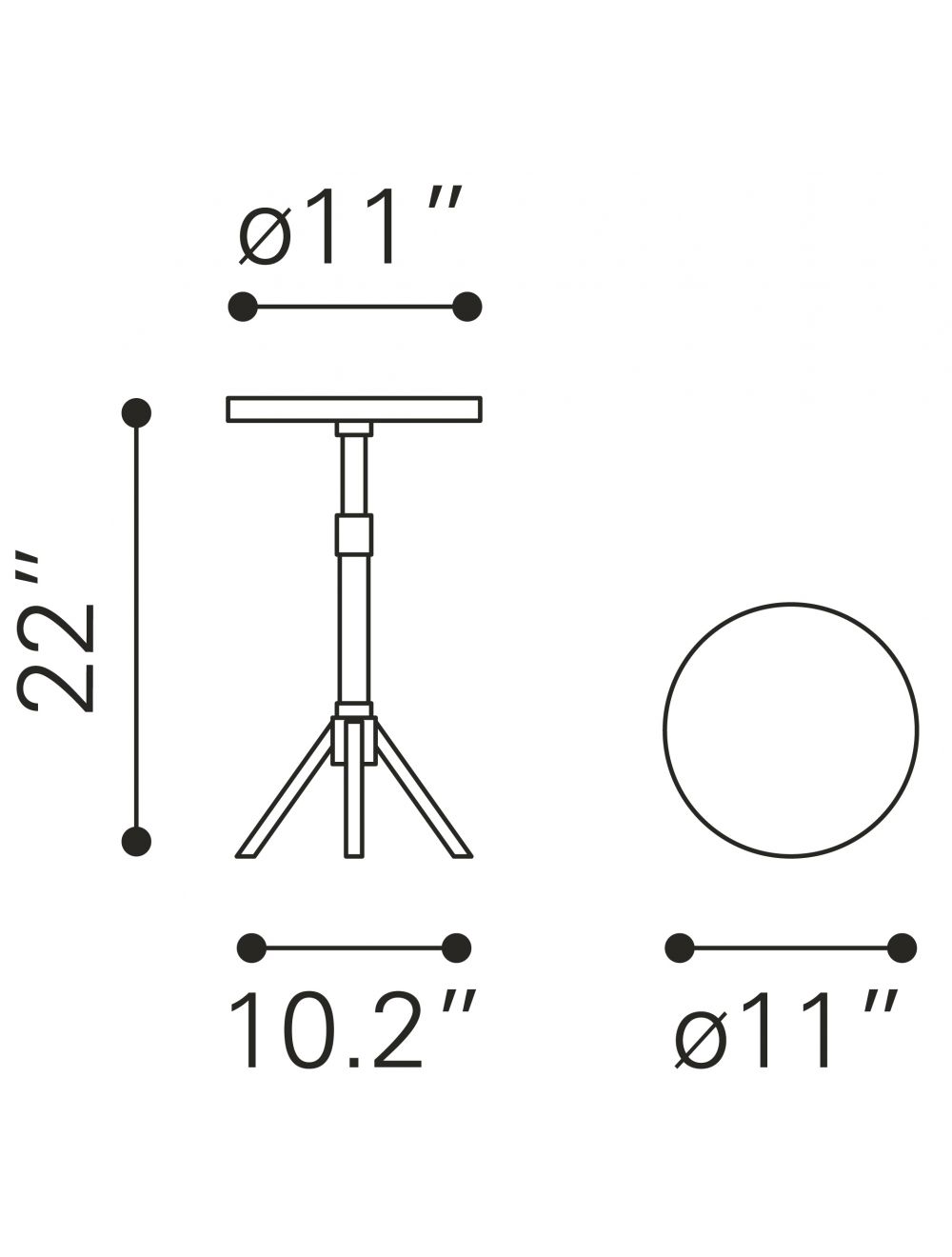 Maurice Side Table by Zuo Modern - Concepts Furniture